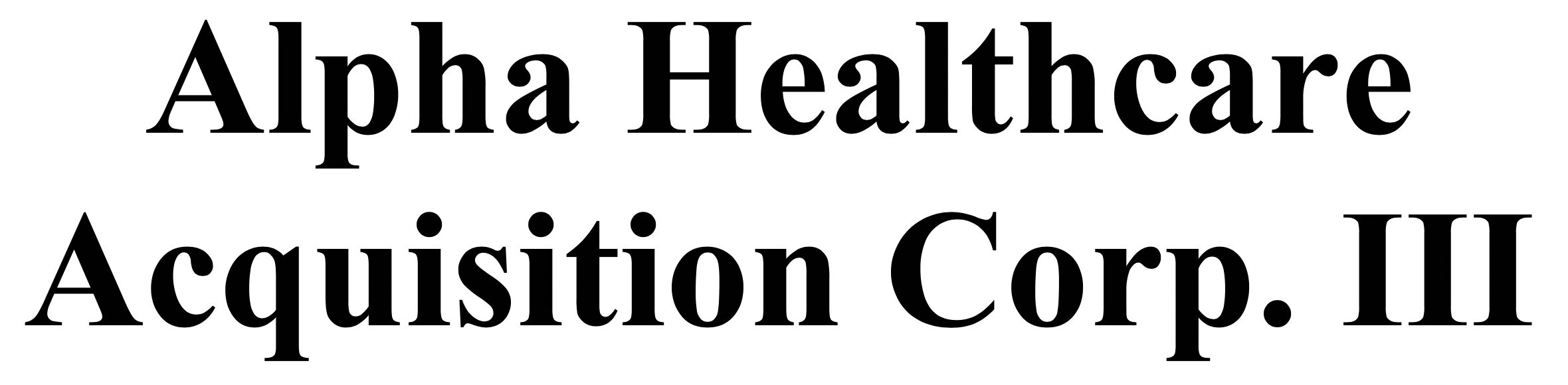 Alpha Healthcare Acquisition Corp III ECM- Jul21 - Drexel Hamilton